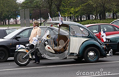 Lustiges Auto Redaktionelles Stockfoto - Bild: 49590958