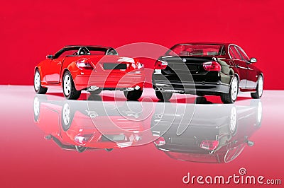 Luxurious cars back view - Stock Image - Everypixel