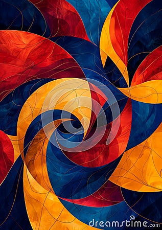 Luxurious Geometry Shapes Swirl Together In A Mesmerizing Pattern ...