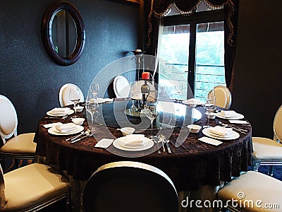 Formal Dining Room stock photo. Image of arts, kitchen - 891072