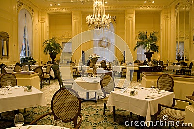 Luxury Restaurant Interiors Stock Photo - Image: 28581720