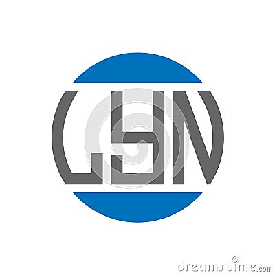 LYN Letter Logo Design On White Background. LYN Creative Initials ...