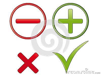 Más Y Menos Fotos de archivo libres de regalías - Imagen: 10802448