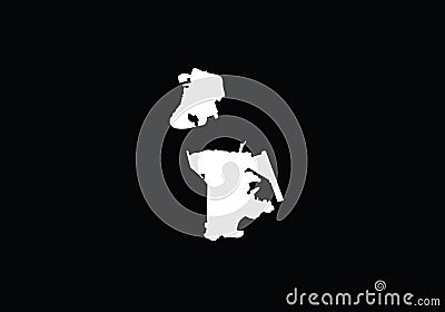 Macau Outline Map State Shape Country Borders Vector Illustration ...