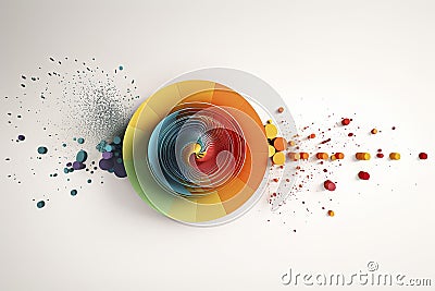 Machine Learning Algorithms And Neural Network Diagrams Stock Photo ...