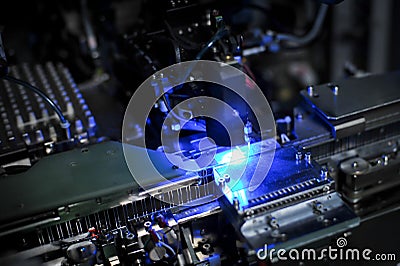 Machine For Production Of Light-emitting Diodes Royalty-Free Stock ...