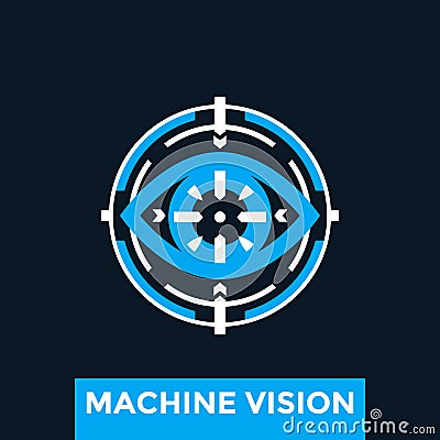 Machine Vision Vector Logo Concept | CartoonDealer.com #116972781