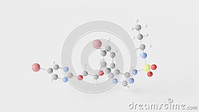 Macitentan Molecule 3d, Molecular Structure, Ball And Stick Model ...