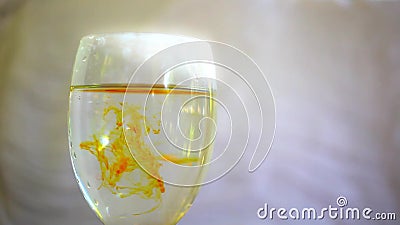 Macro Mixing of Fluids of Different Density in Stock Footage - Video of ...