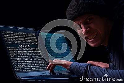 Mad Hacker Royalty Free Stock Photography - Image: 18572307