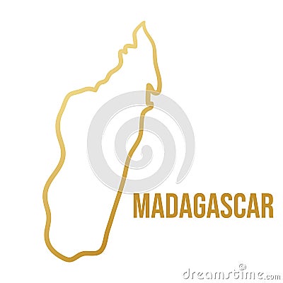 Madagascar Simple Map Stock Image | CartoonDealer.com #322664245