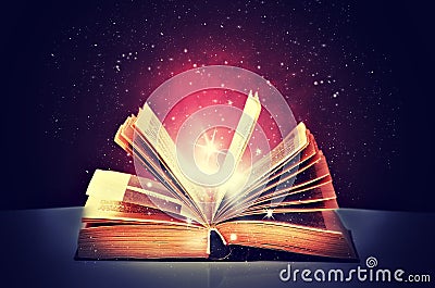 Magic Book Open Royalty Free Stock Photography - Image: 38185037