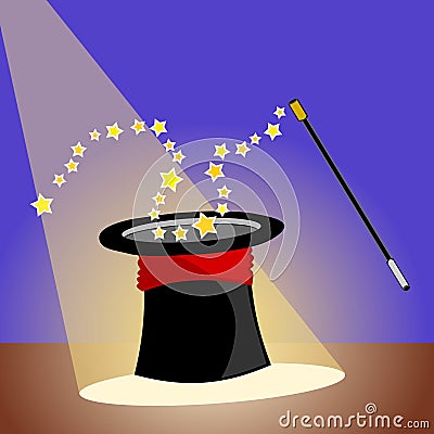 Magic Hat Stock Illustration - Image: 60820553