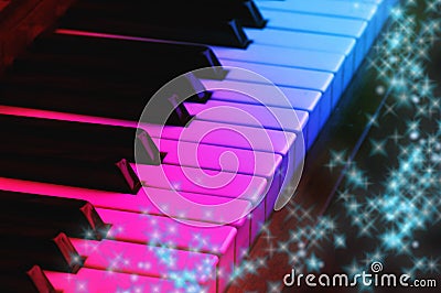 Magic Piano Royalty Free Stock Images - Image: 2255649