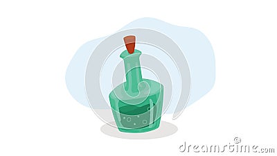 Magic Potion in Bottle Animation Stock Footage - Video of game, liquid ...
