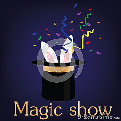 Magic Show Stock Illustration - Image: 58531250