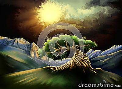 Magic Tree Stock Image - Image: 25625591