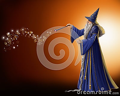 Magical Wizard Stock Photo - Image: 36441550