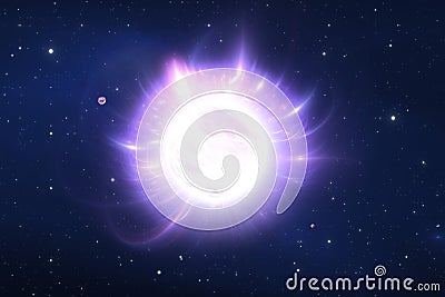 Magnetar - Neutron Star In Deep Space. For Use With Projects On Science ...