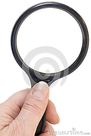 Magnifying Glass Cutout Stock Photography | CartoonDealer.com #64387556