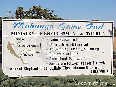 Mahango Game Park Editorial Photo - Image: 19287636