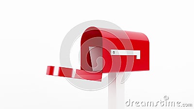Mailbox Animation - Receiving Mail Stock Video - Video of postage ...
