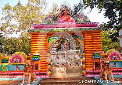 Main Gate Of A Temple With Colourfull Design. Stock Photo ...