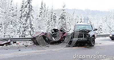 Major car crash. stock footage. Video of accident, hazard - 82363042