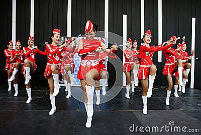 Majorettes Van Polen Redactionele Stock Afbeelding - Afbeelding: 20057544