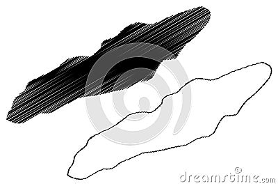 Majuli District Assam State, Republic Of India Map Vector Illustration ...