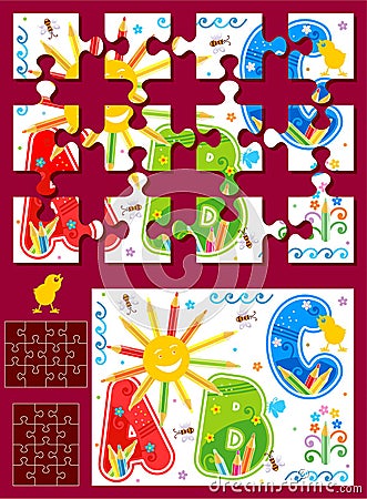 Make Your Own Jigsaw Puzzle Kit Royalty Free Stock Photography - Image ...