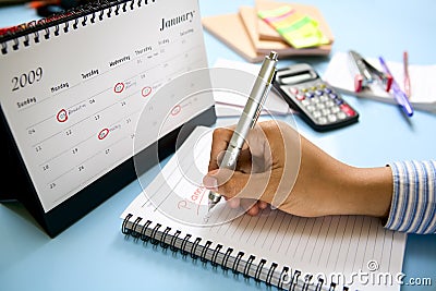 Making A Plan Royalty Free Stock Photography - Image: 6998157