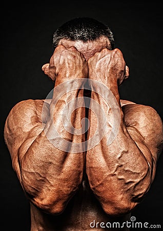 Male Bodybuilder Hands Royalty Free Stock Photos - Image: 29129448