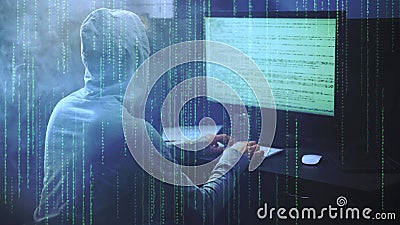 Hacker green screen stock video. Video of code, coding - 99684809