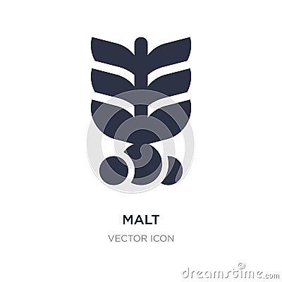 Malt Icon On White Background. Simple Element Illustration From Alcohol ...