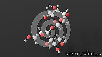 Maltitol Molecule, Molecular Structure, Sugar Alcohol, Ball And Stick ...