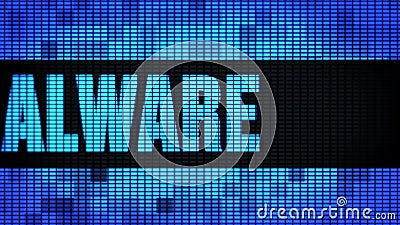Malware Front Text Scrolling LED Wall Pannel Display Sign Board Stock ...