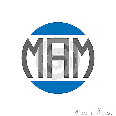 MAM Letter Logo Design On White Background. MAM Creative Initials ...