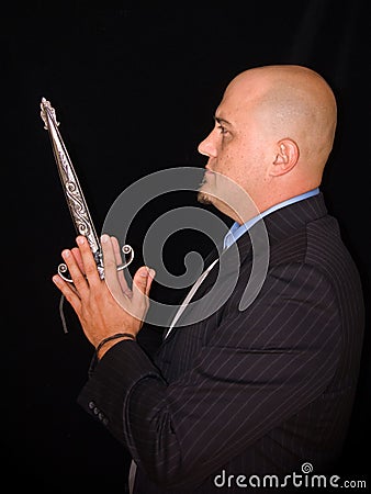 Man With Dagger Royalty-Free Stock Photo | CartoonDealer.com #7471221