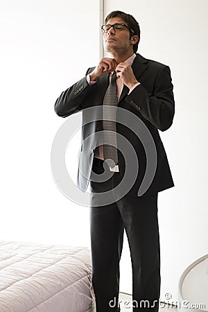 Man Getting Dressed Royalty Free Stock Photography - Image: 14082207
