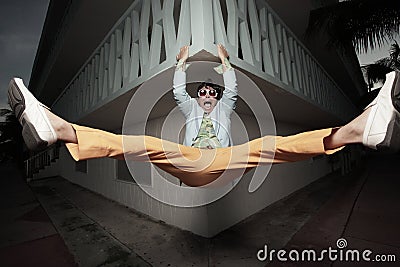 Man Handing From A Ledge Royalty Free Stock Images - Image: 11504499