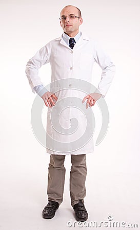 Man In Lab Coat Royalty-Free Stock Photography | CartoonDealer.com ...