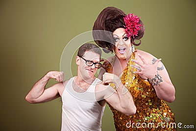 Man With Large Drag Queen Stock Photos - Image: 19963263