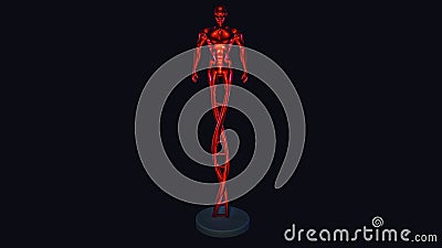 Man Made From DNA Concept CRISPR And Gene Editing Concept, DNA ...