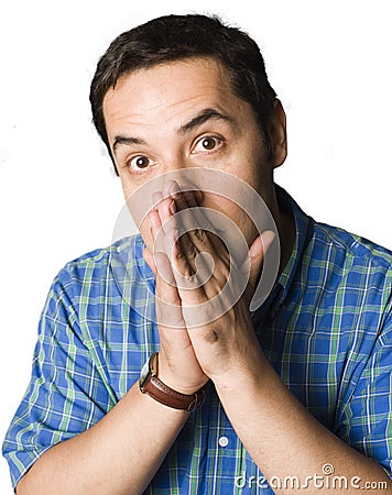 Man With Puzzled Expression Stock Image - Image: 8998271