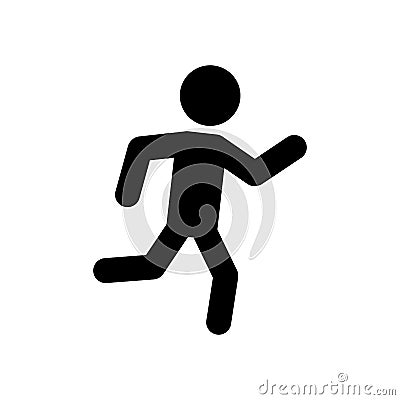 Man Running Pictogram Royalty-Free Illustration | CartoonDealer.com ...