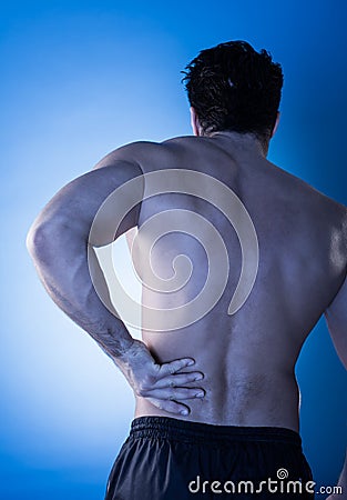 Man Suffering From Back Pain Royalty-Free Stock Photo | CartoonDealer ...