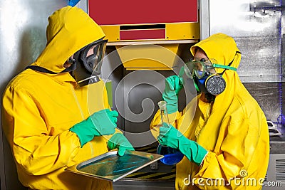 Man And Woman Cooking Meth Royalty-Free Stock Image | CartoonDealer.com ...