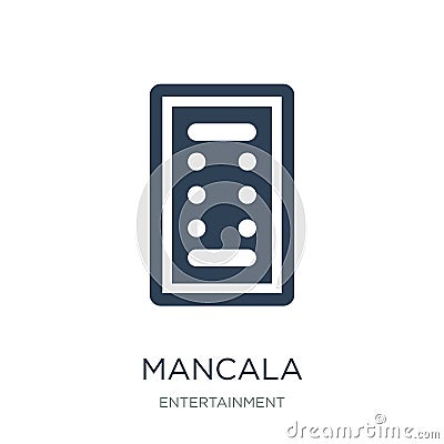 Mancala Icon In Trendy Design Style. Mancala Icon Isolated On White ...