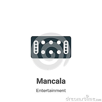 Mancala Vector Icon On White Background. Flat Vector Mancala Icon ...